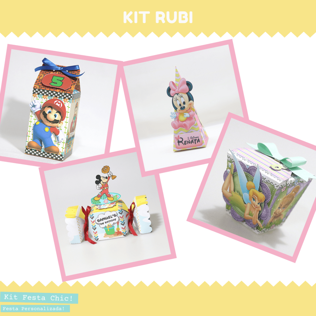 Pacote Festa Chic Rubi - Dani Papeleira